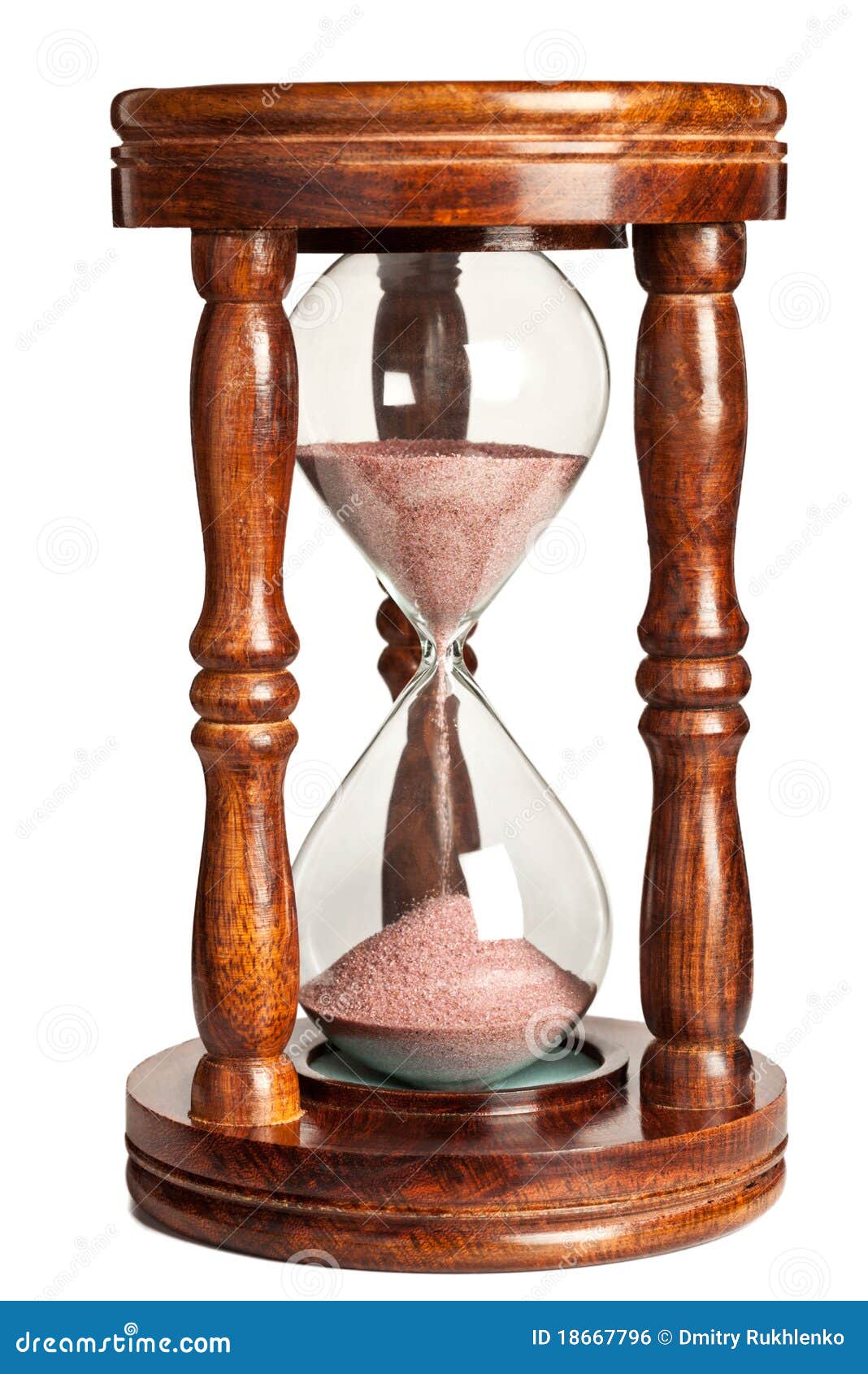 Hourglass stock photo. Image of measurement, flowing - 18667796