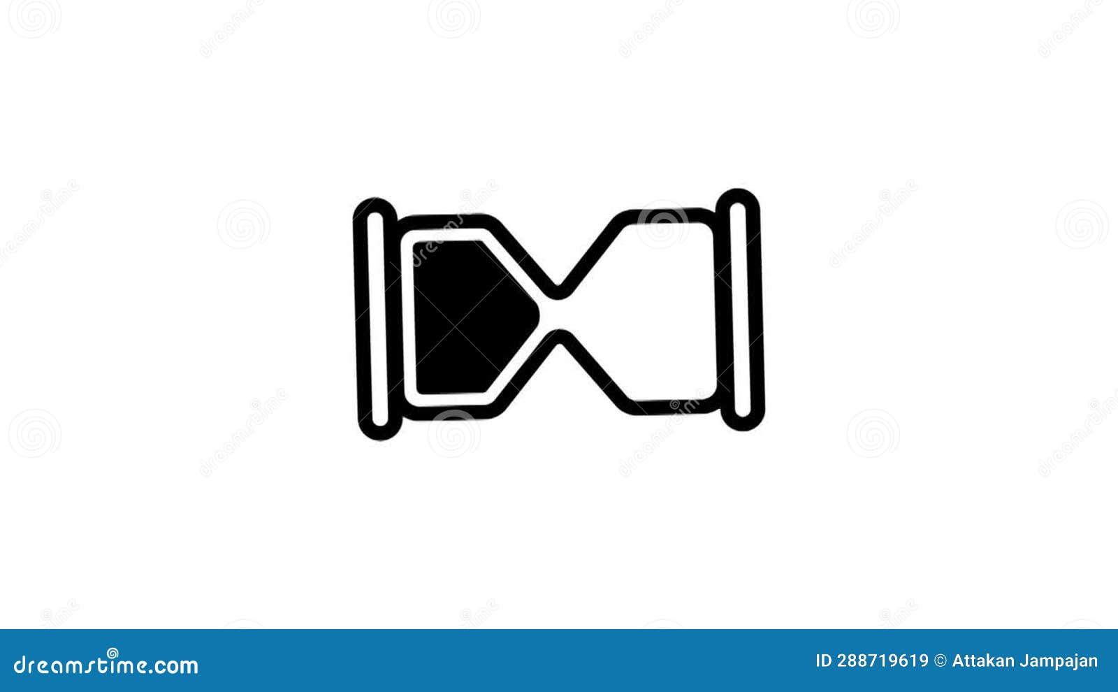 Hourglass animation. stock video. Video of passing, minute - 288719619