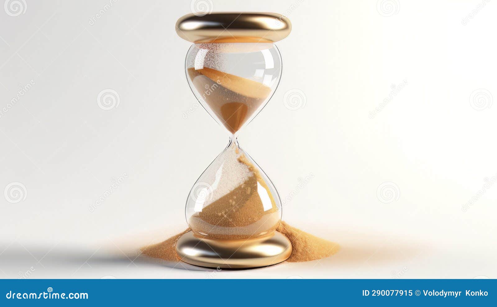 Hourglass Clean with Generative AI Technology. Generative Ai Stock ...