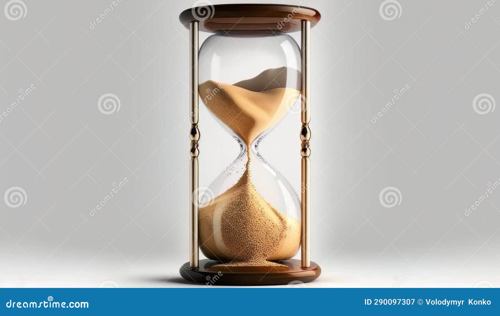 Hourglass Clean with Generative AI Technology. Generative Ai Stock ...