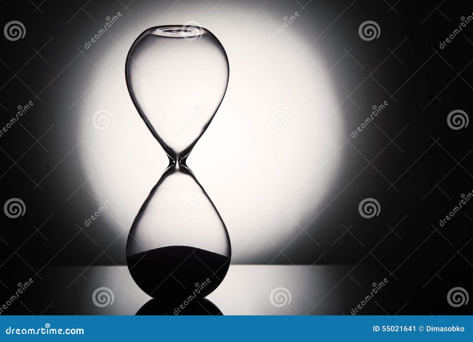 Hourglass clock stock image. Image of hour, background - 55021641