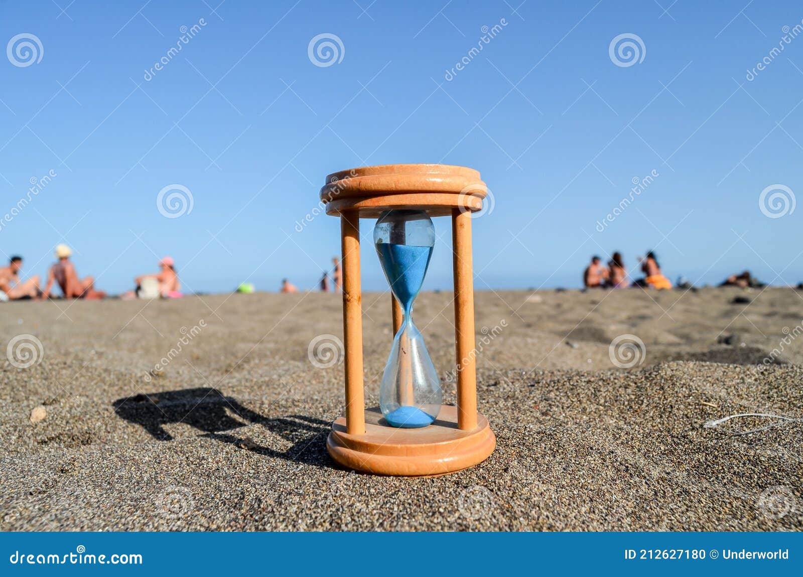 Clock In Sand Royalty-Free Stock Photography | CartoonDealer.com #48082895
