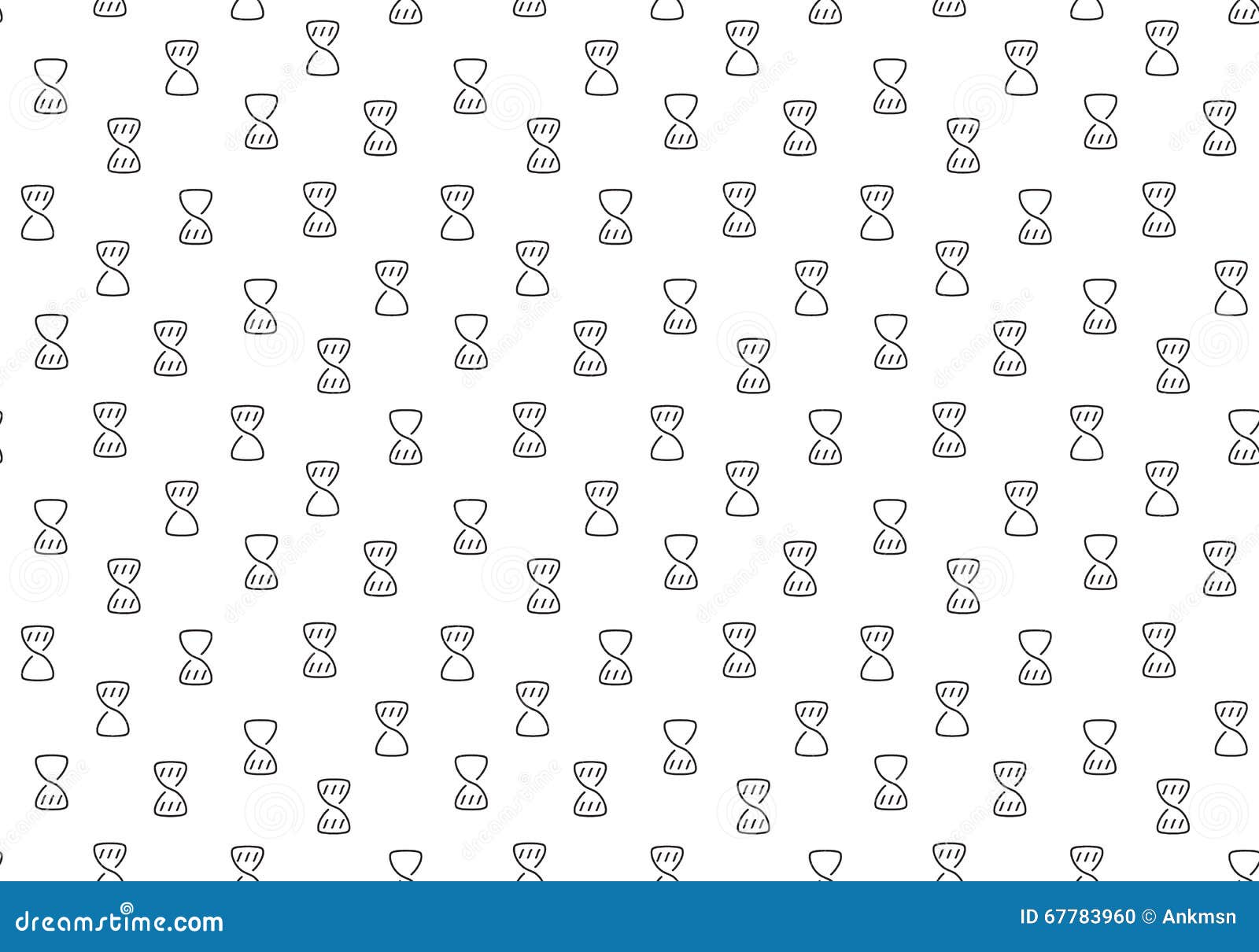 Hourglass Clock Wait Seamless Background Stock Vector - Illustration of ...