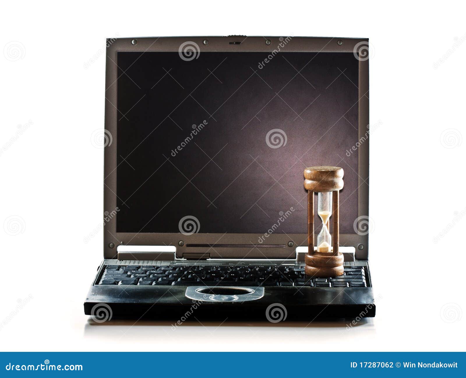 Hourglass computer stock photo. Image of connection, backdrop - 17287062