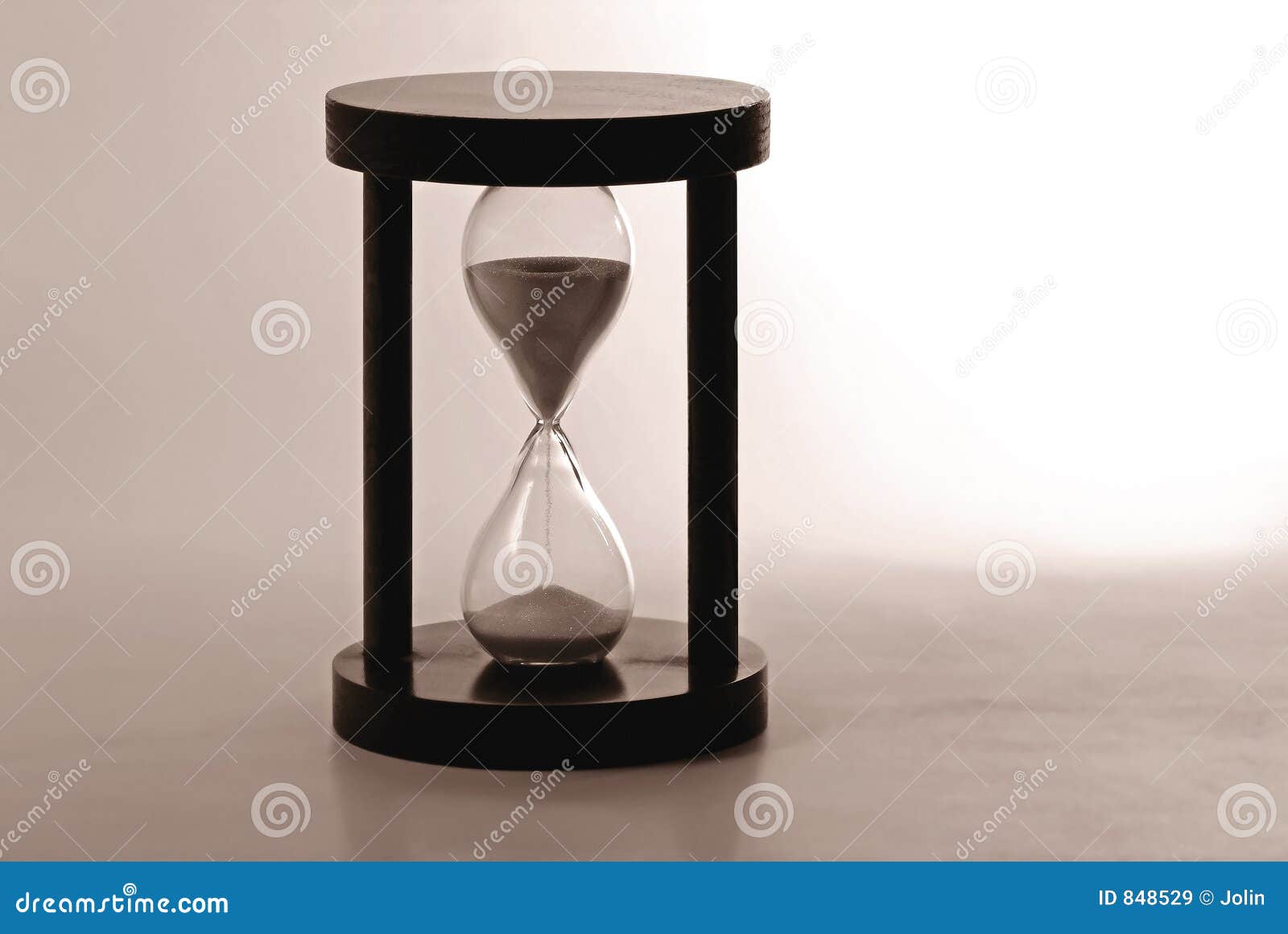 Hourglass Counting the Time Stock Image - Image of chronograph, minute ...