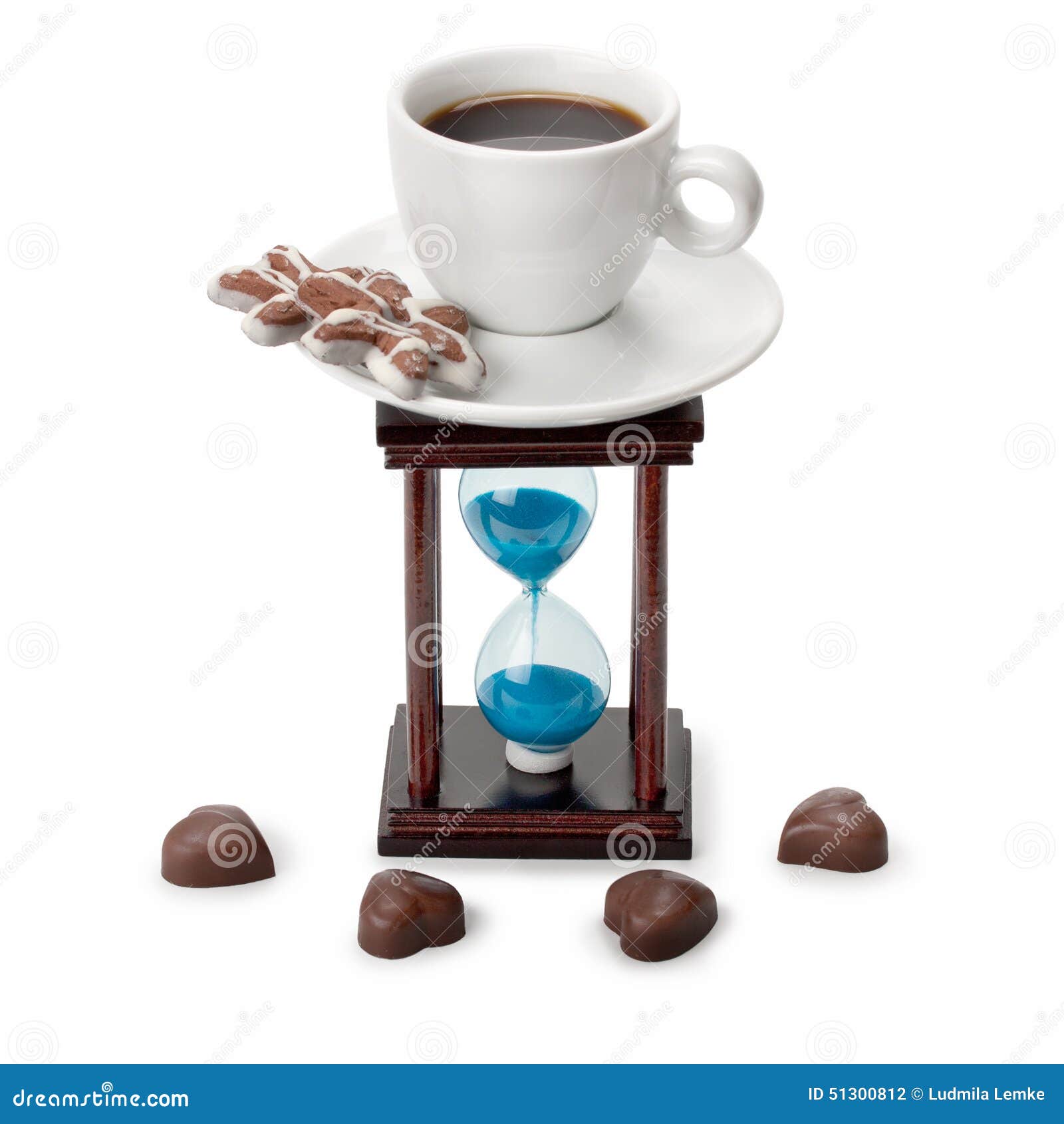 Hourglass Cup Coffee Sweets Stock Photos - Free & Royalty-Free Stock ...