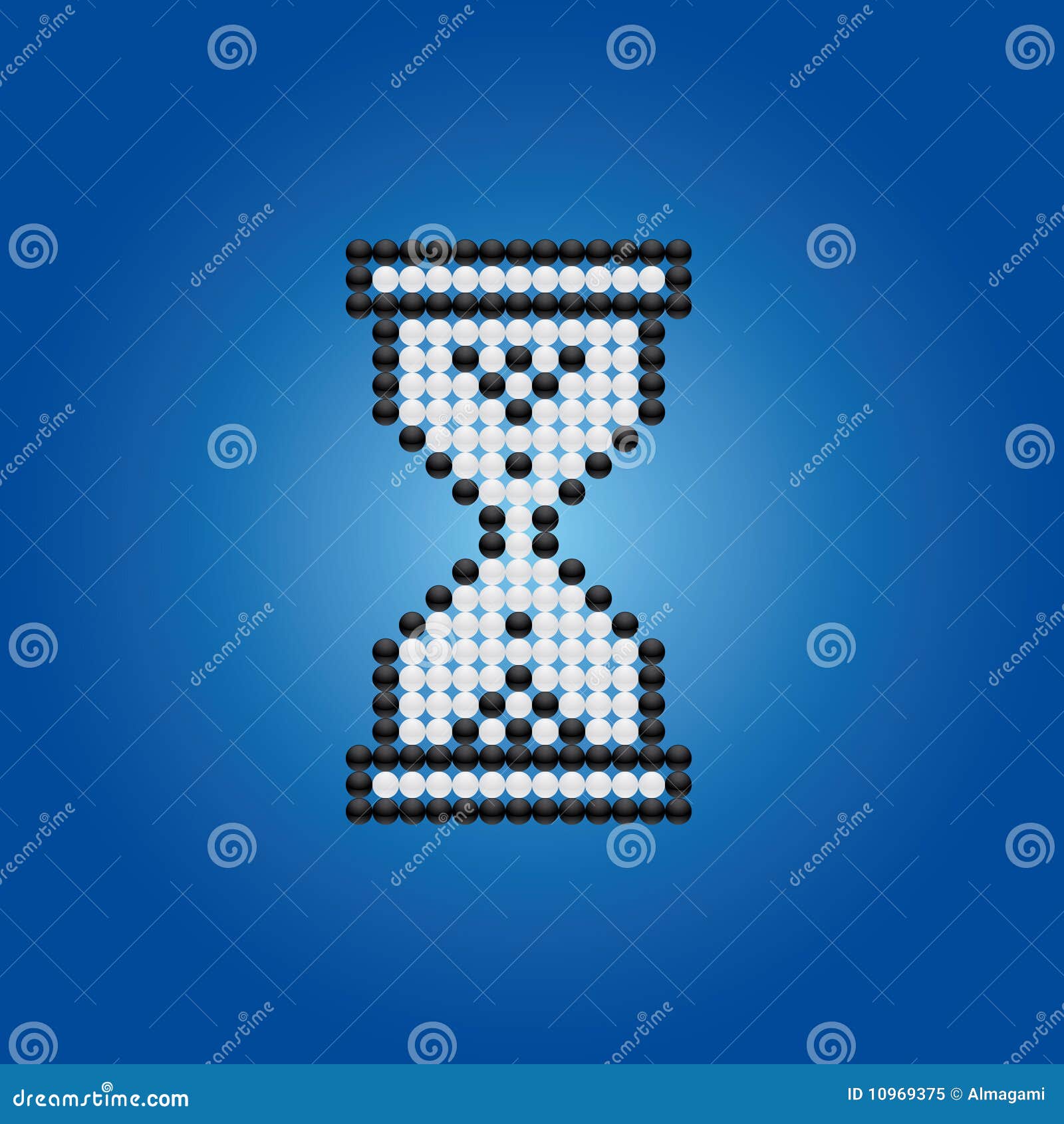 Hourglass cursor stock vector. Illustration of pointer - 10969375