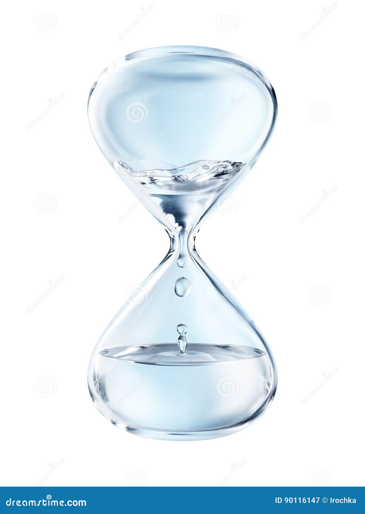 Save Water Hourglass