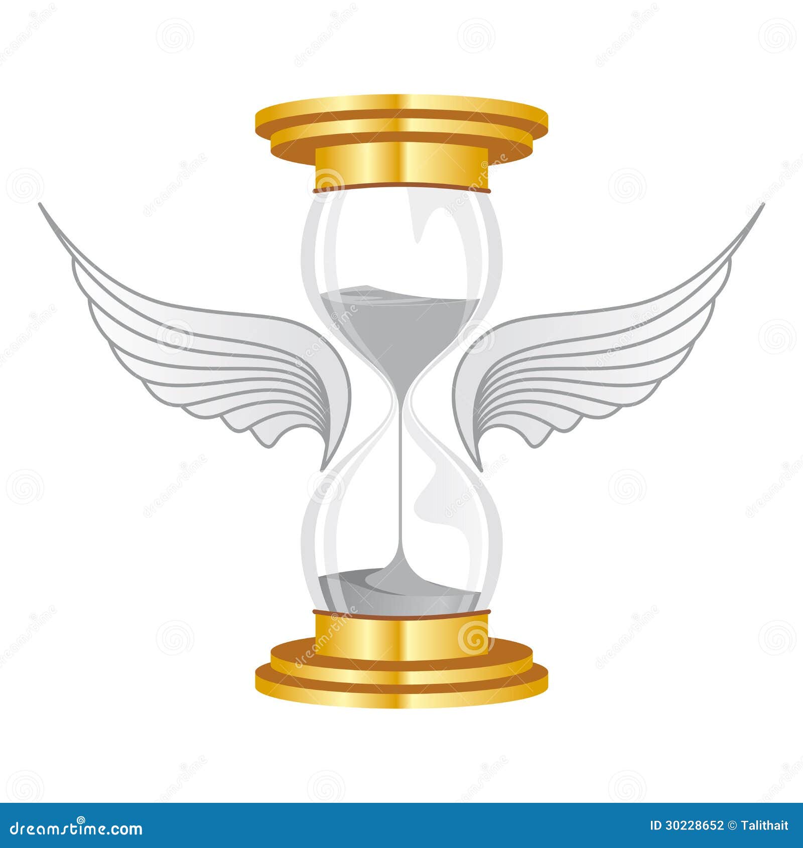 Time flies stock vector. Illustration of business, quick - 30228652