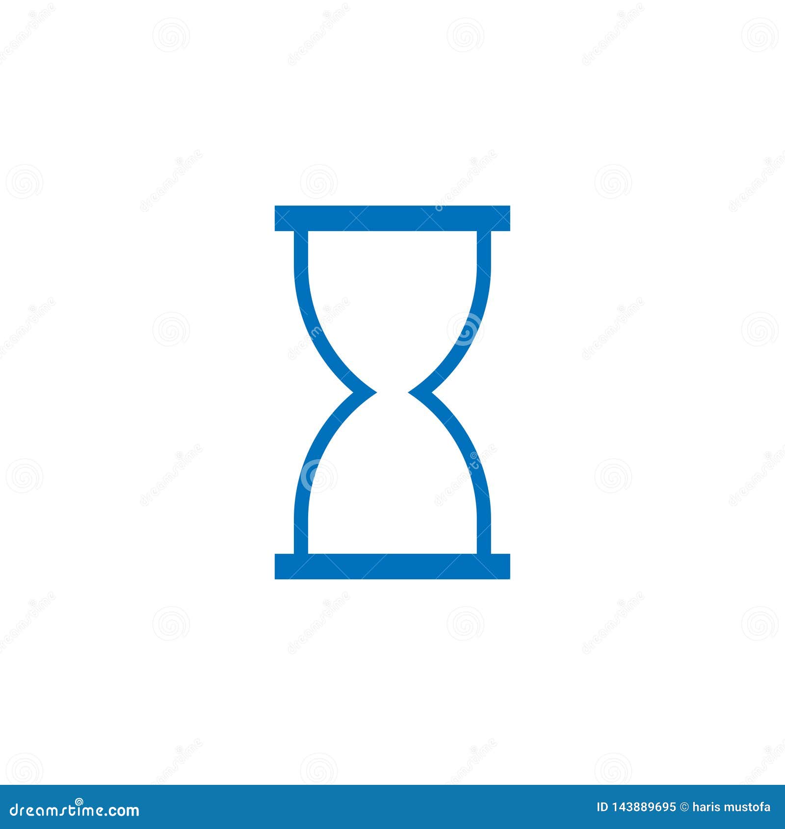 Hourglass Graphic Design Template Vector Isolated Stock Vector ...