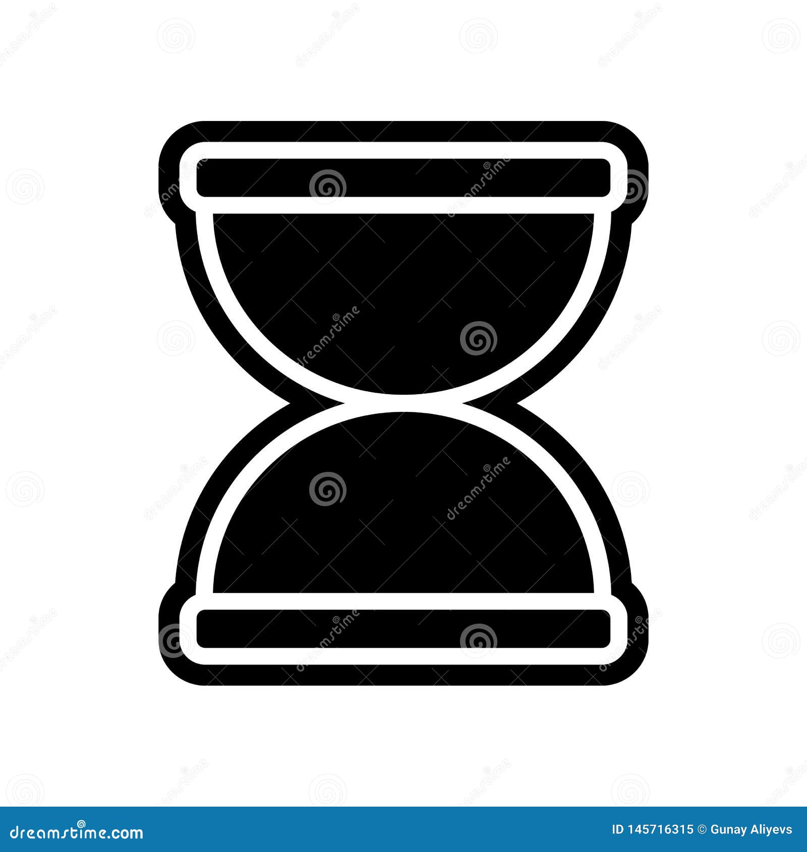 Hourglass Icon Element Of Finance For Mobile Concept And Web Apps Icon Stock Illustration