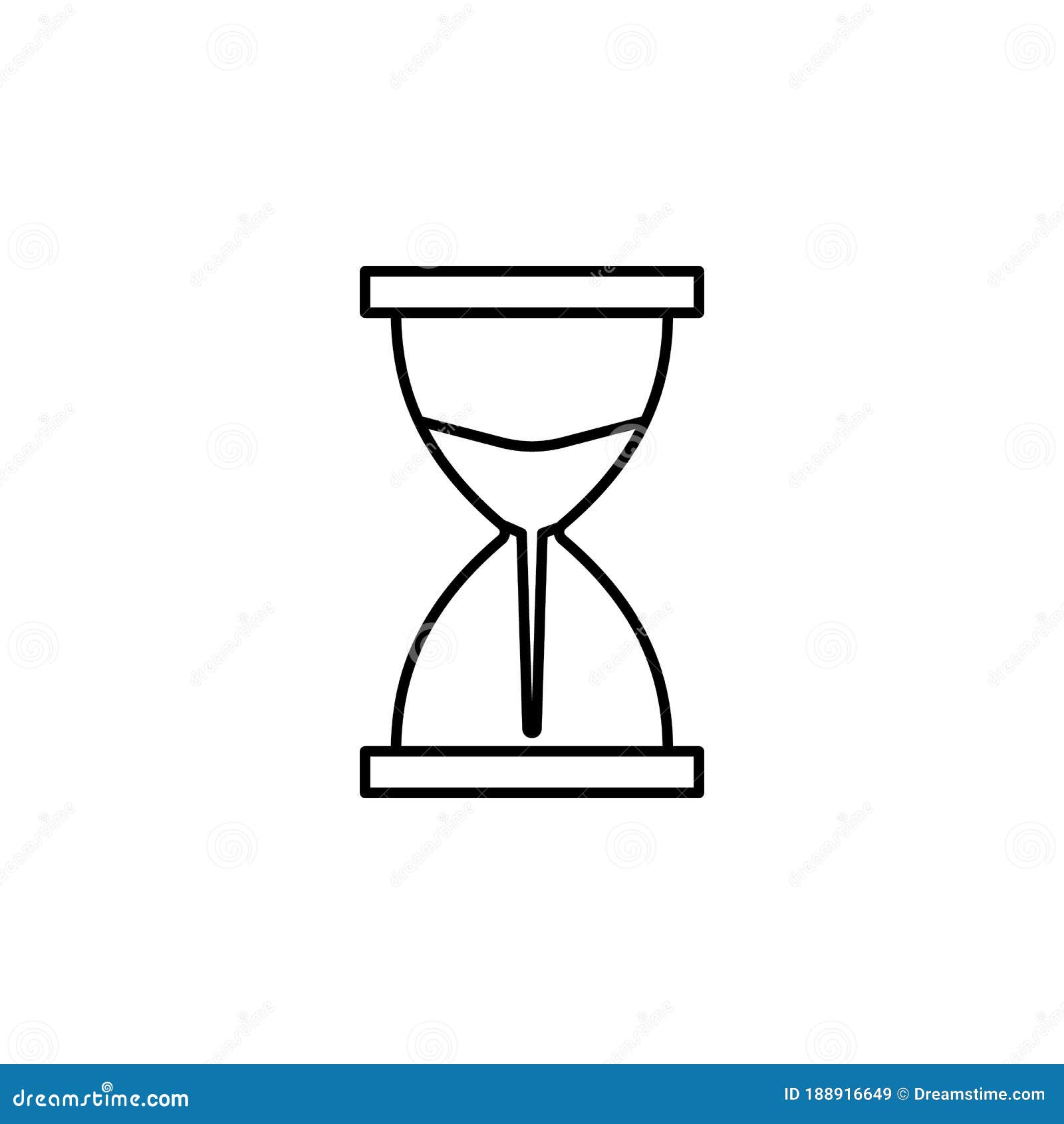 Hourglass Icon. Element of Time Value Icon for Mobile Concept and Web ...
