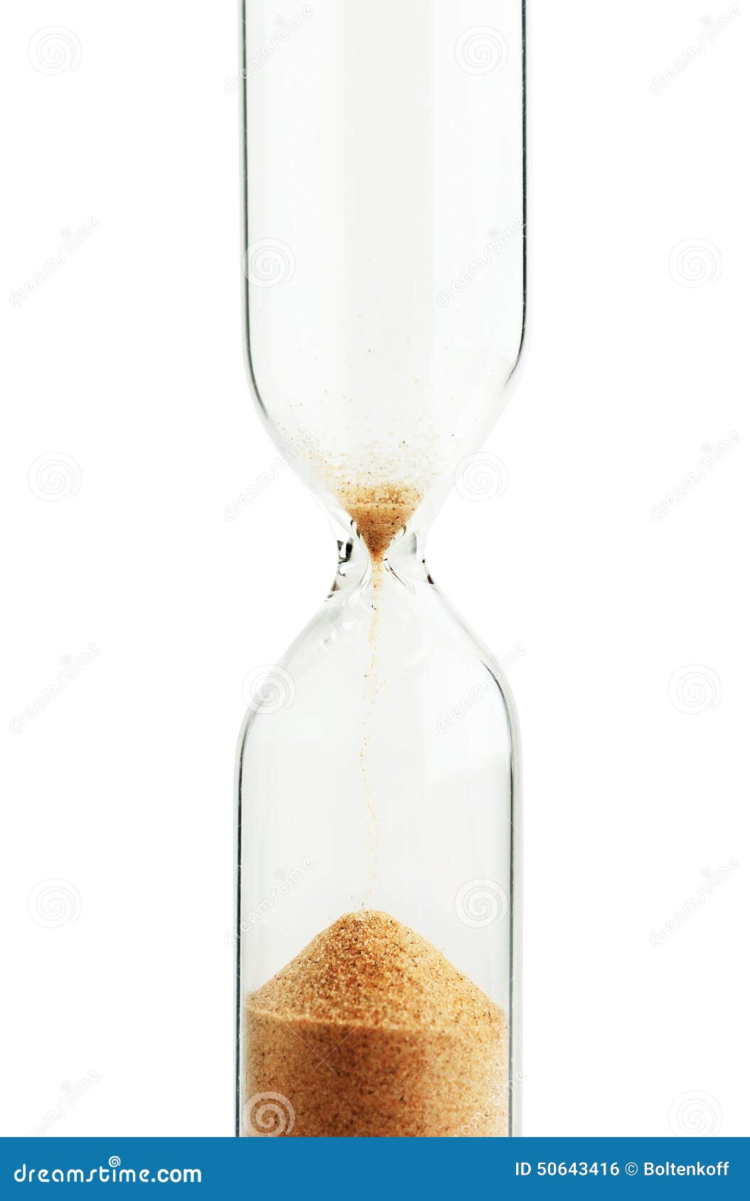 Hourglass stock photo. Image of patience, glass, sand - 50643416