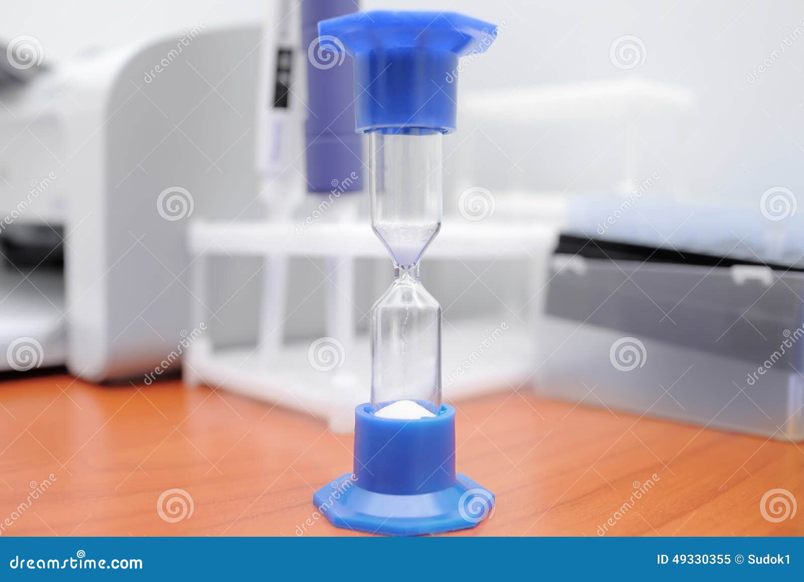 Hourglass On The Laboratory Table Royalty-Free Stock Photography ...