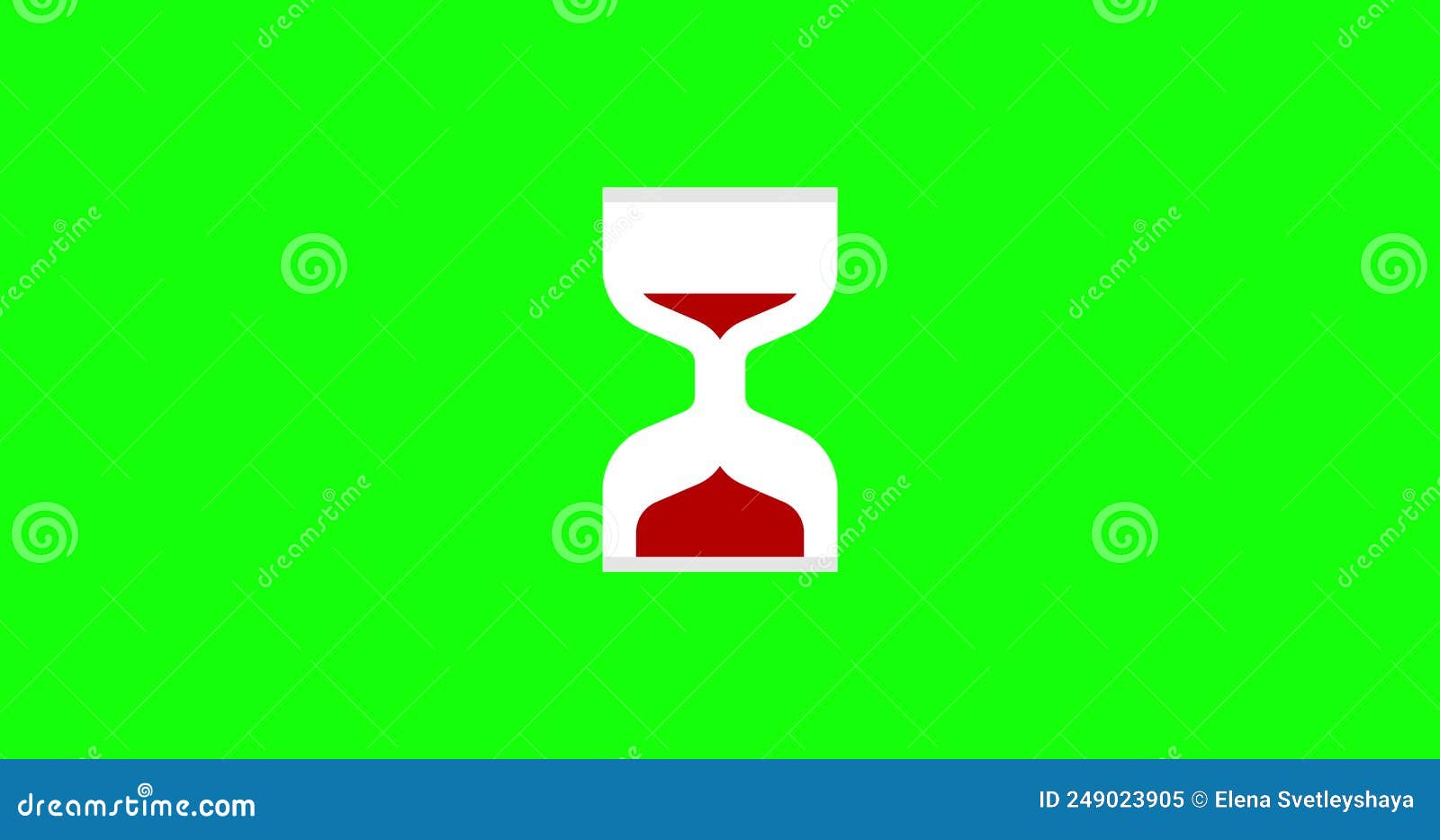 Hourglass Loading Cursor Animation Loop Animation. Hourglass Loader ...