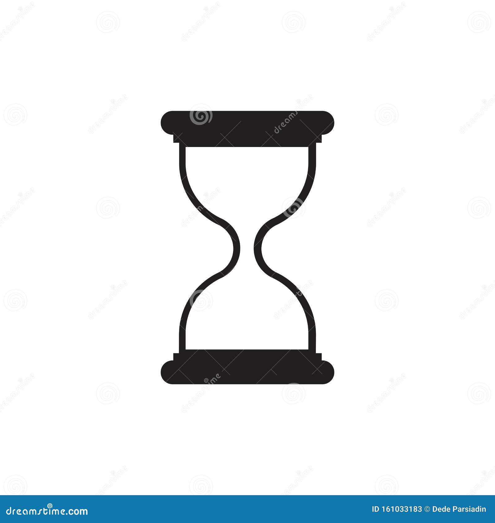 Hourglass Logo Vector, Flat Logo Design | CartoonDealer.com #111680813