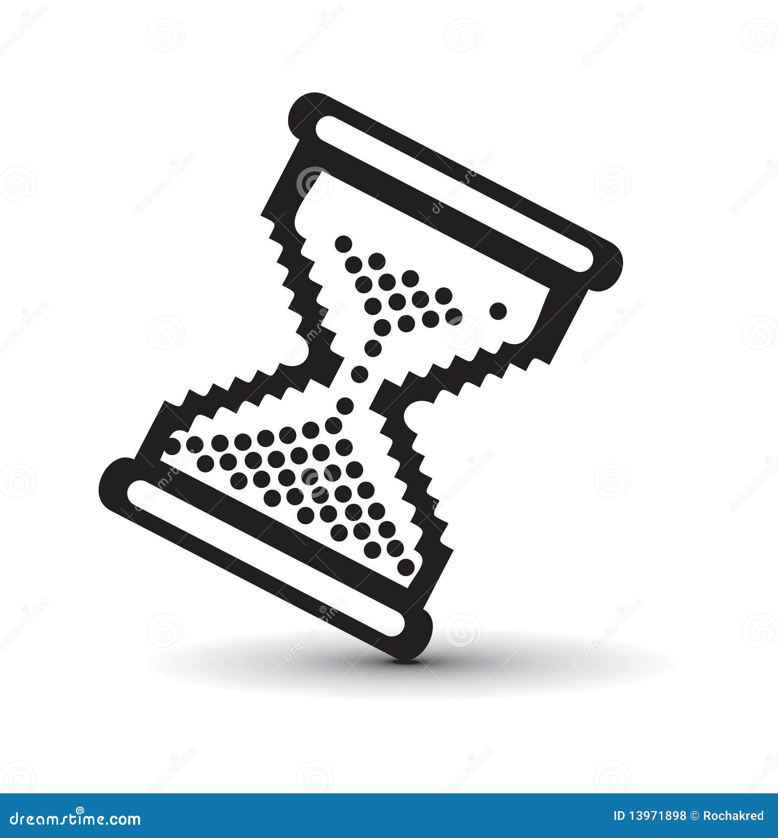 Hourglass Mouse Symbol Vector Illustration | CartoonDealer.com #13971898