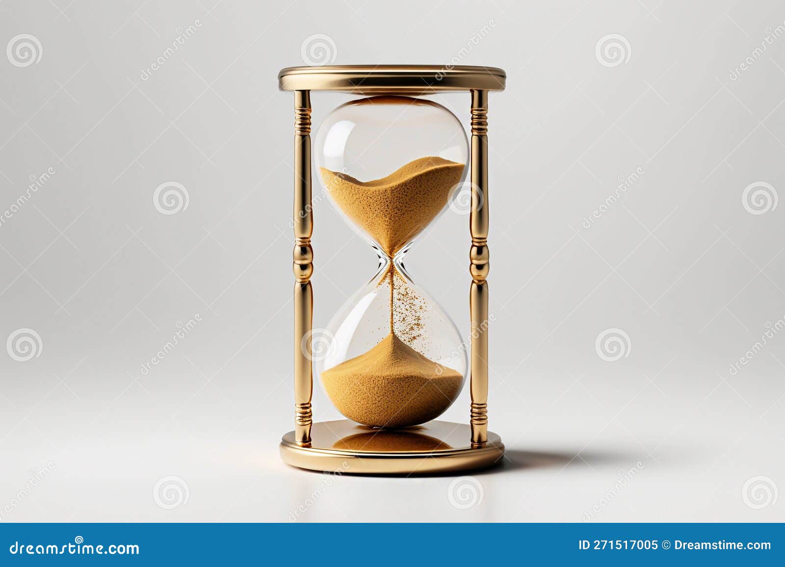 Hourglass Sand Glass Isolated Icon. Sand Glass Timers Isolated On White ...
