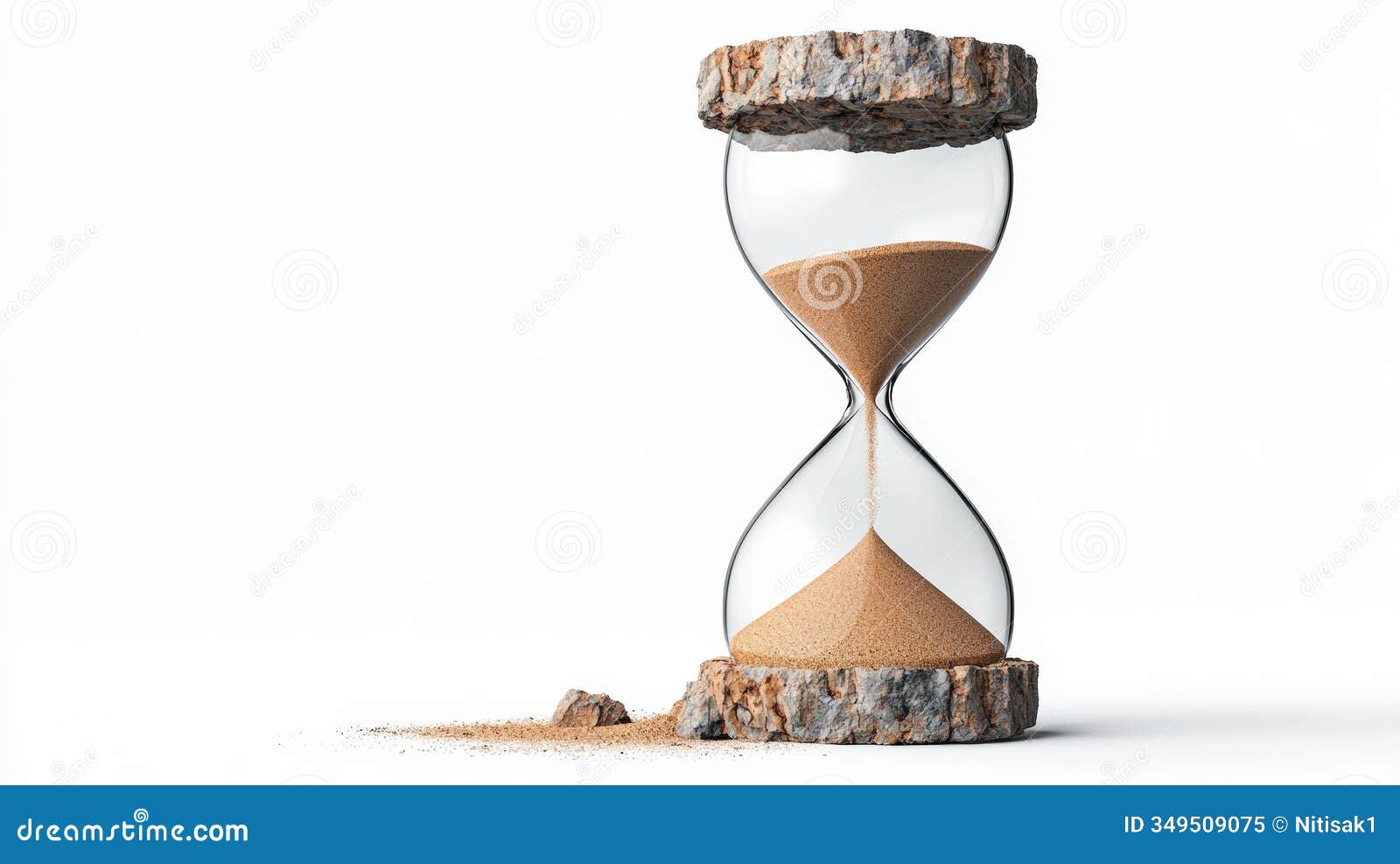 Time To Sue. White Vector Clock With Motivational Slogan. Analog Metal ...