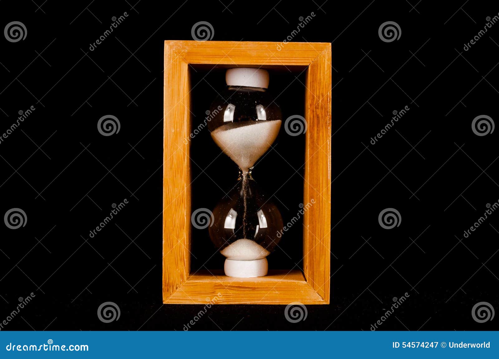Hourglass, Sandglass, Sand Timer, Sand Clock On Old Treasure World Map ...