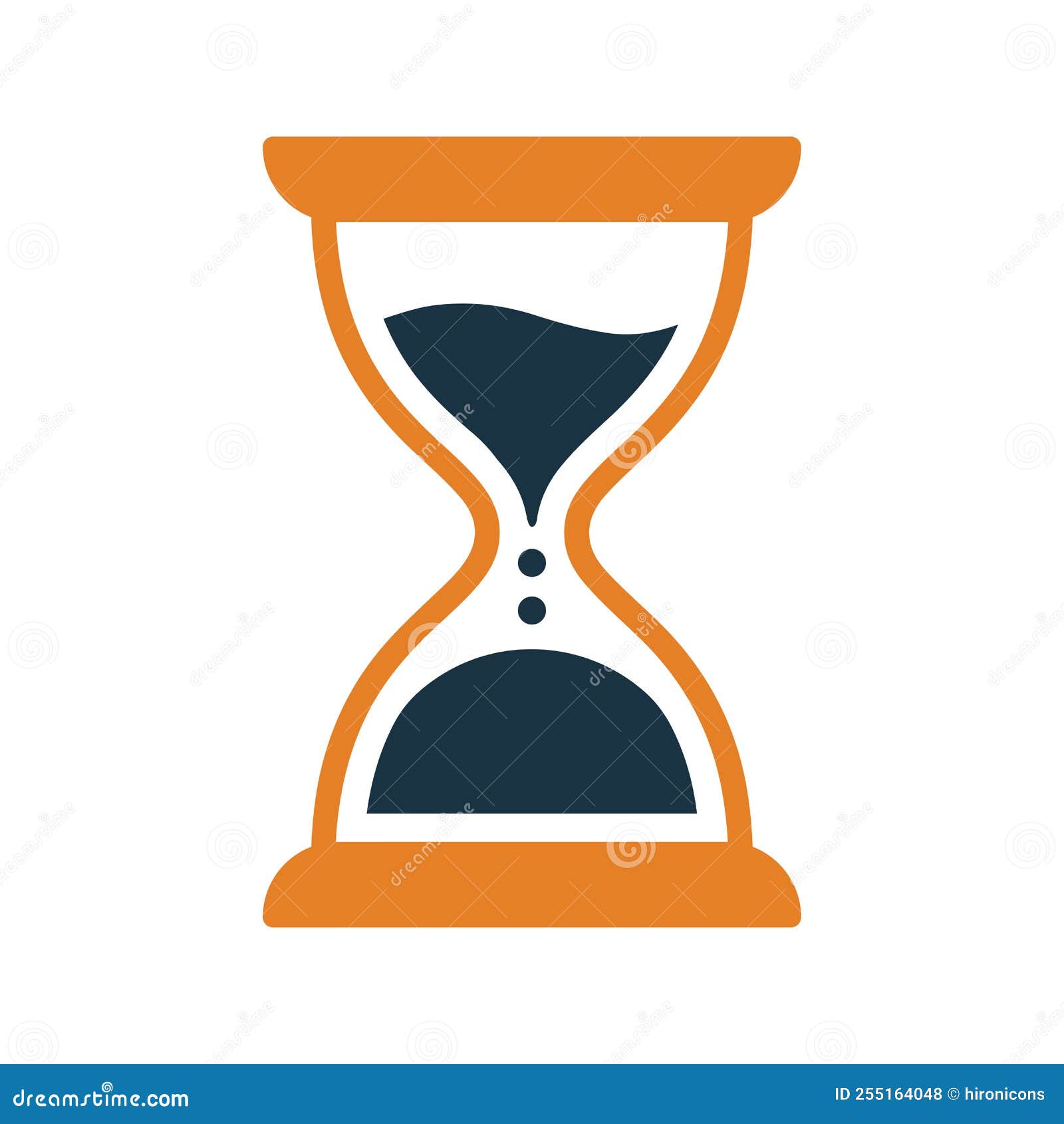 Hourglass, Sandglass Icon. Editable Vector Logo Stock Illustration ...