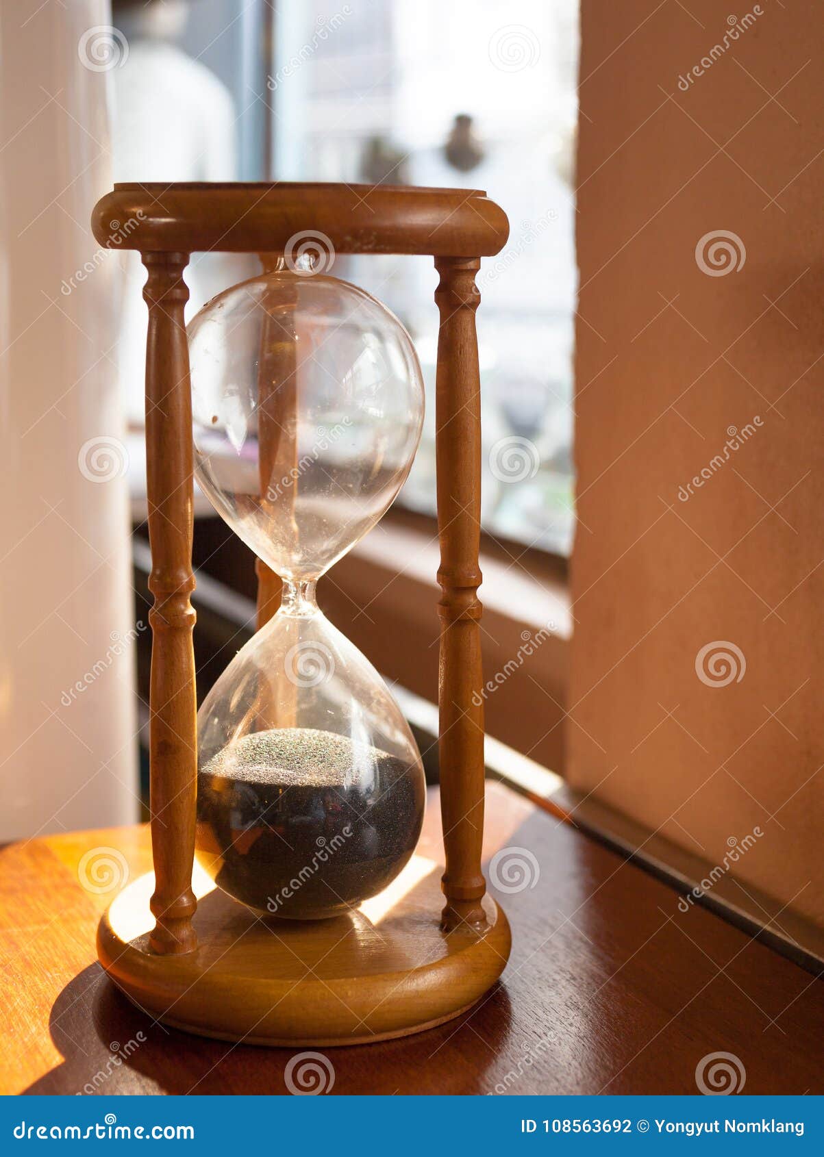 Hourglass, sandglass stock photo. Image of abstract - 108563692