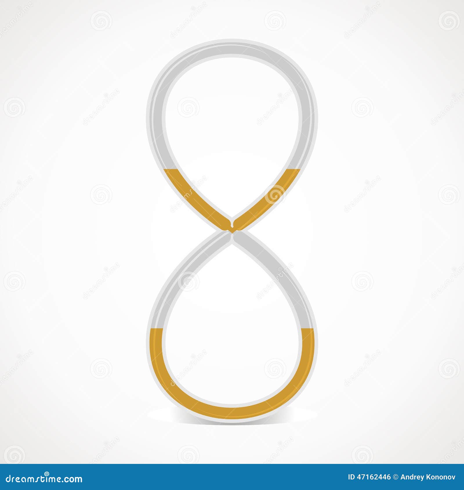 Hourglass stock vector. Illustration of glass, clock - 47162446