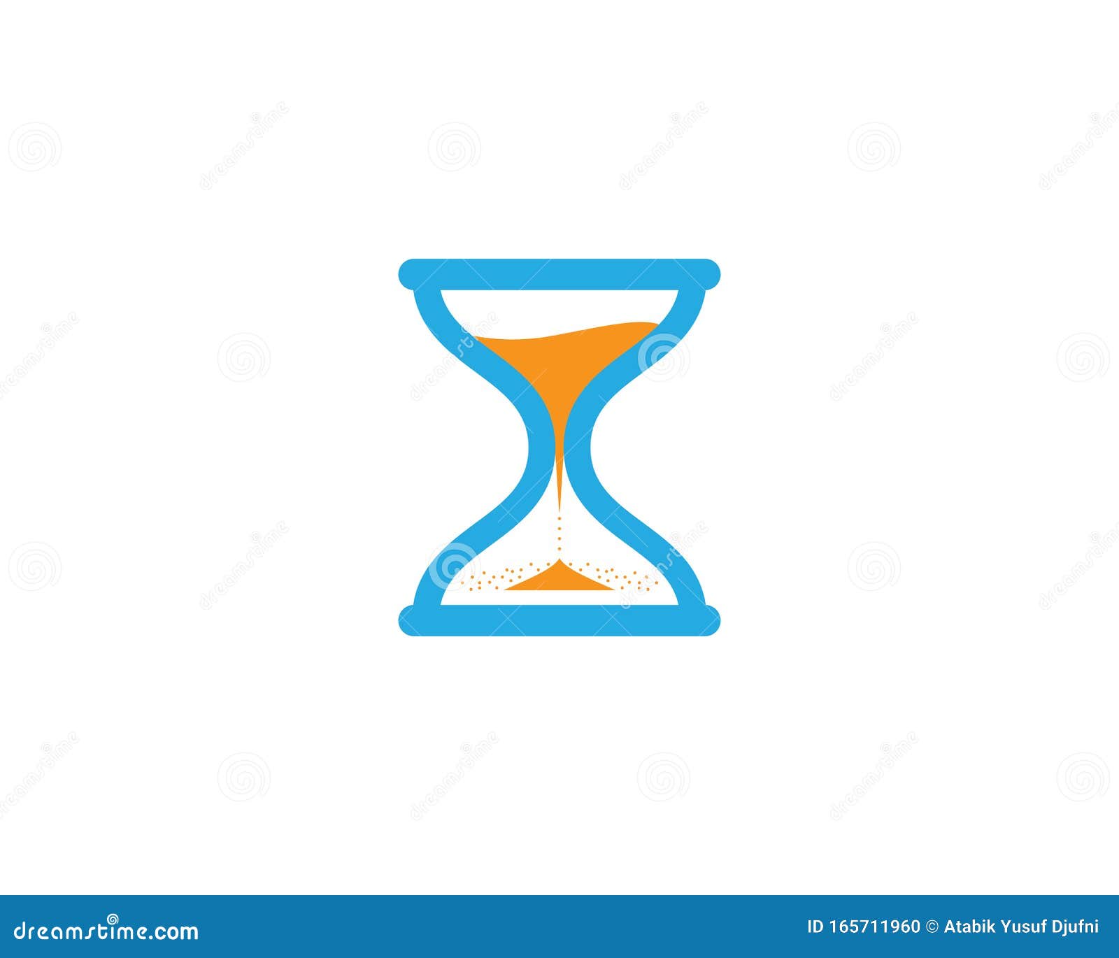 Hourglass Symbol Illustration Stock Vector - Illustration of deadline ...