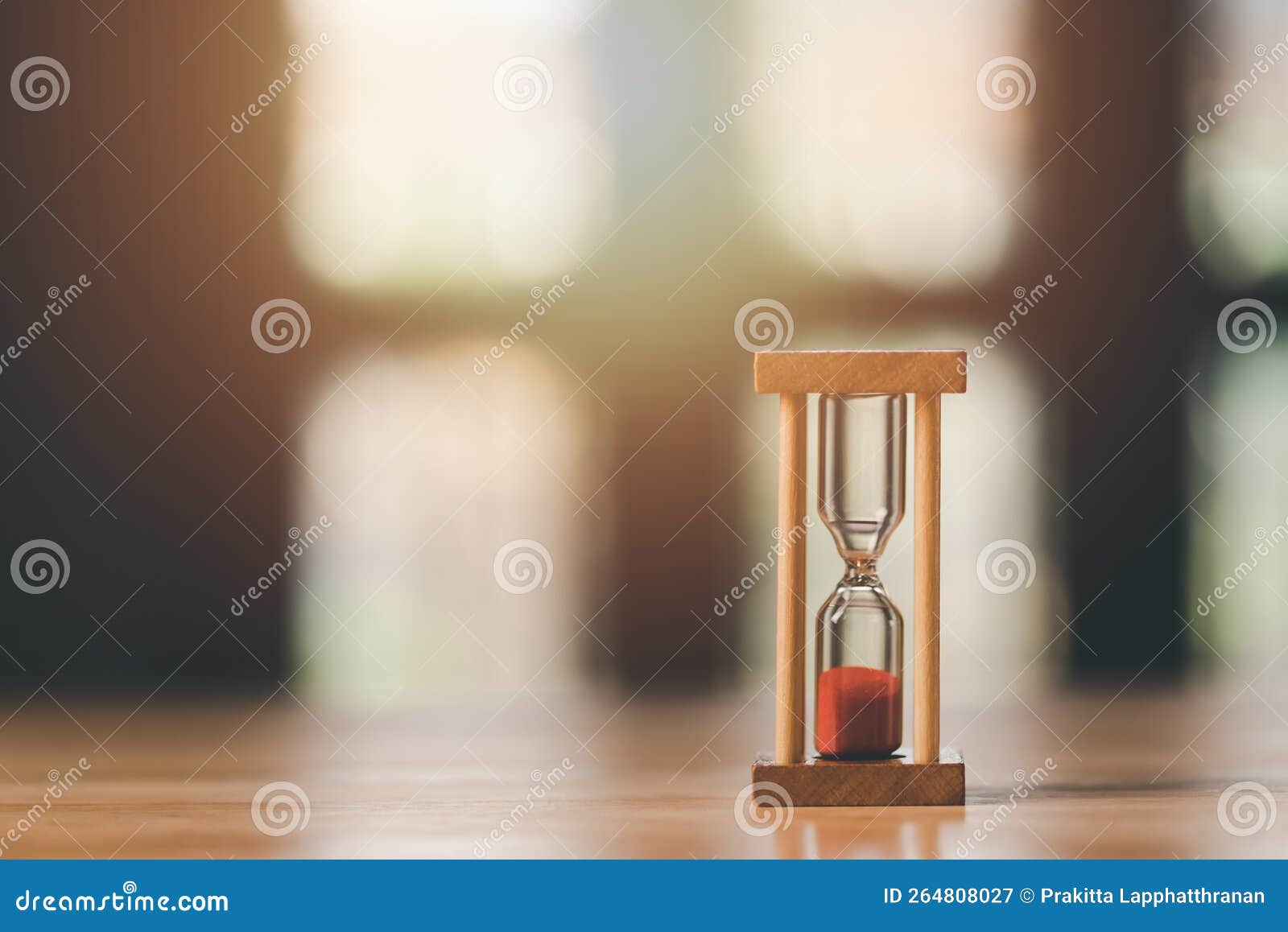The Hourglass is on the Table, Time Management Concept,effective ...