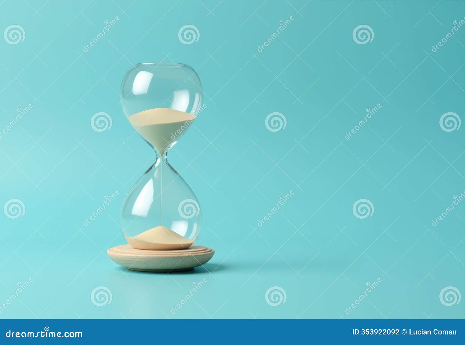 Hourglass Time Clock Running Banner Background an Hourglass or Sand ...
