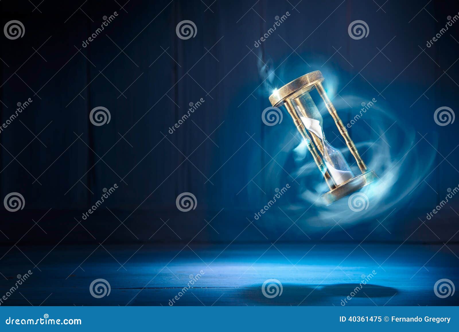 Hourglass, Time Concept with a High Contrast Image Stock Image - Image ...