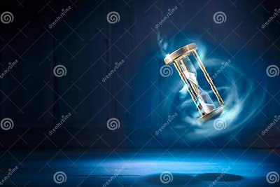 Hourglass, Time Concept with a High Contrast Image Stock Image - Image ...