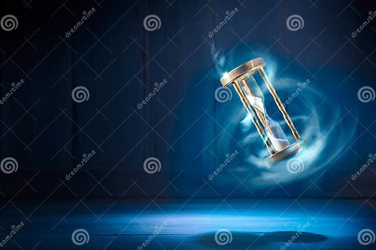 Hourglass, Time Concept with a High Contrast Image Stock Image - Image ...