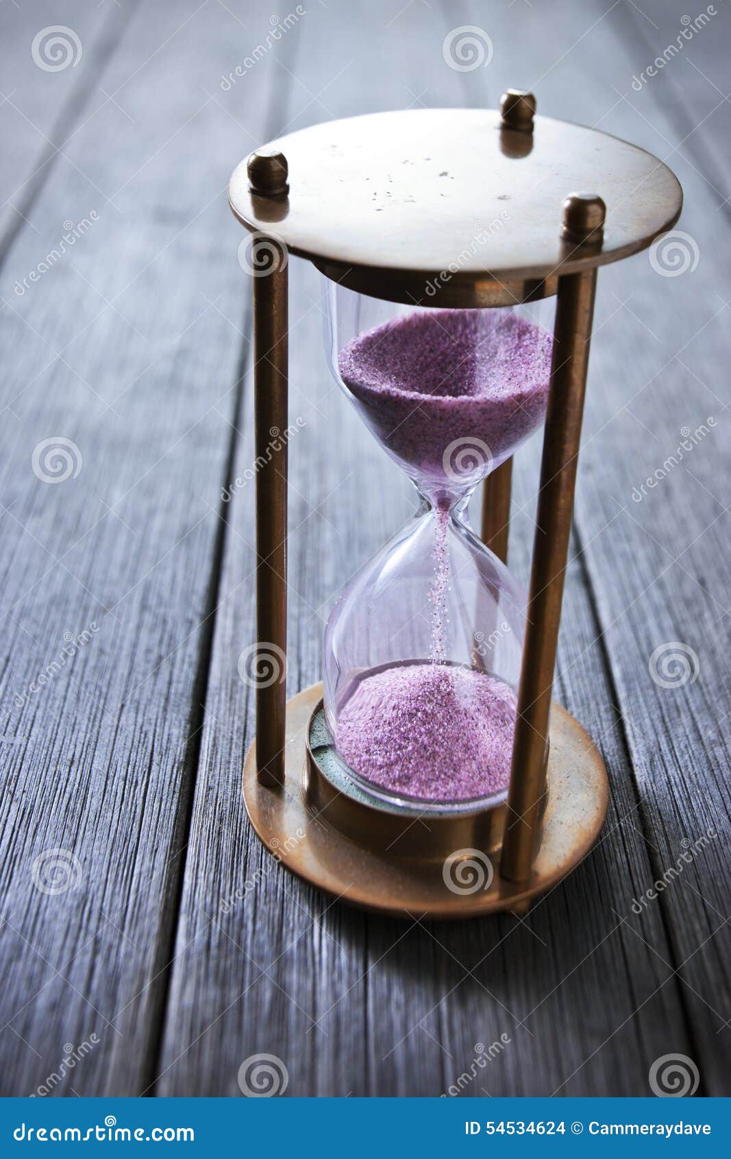 Hourglass Time Object stock photo. Image of glass, floor - 54534624