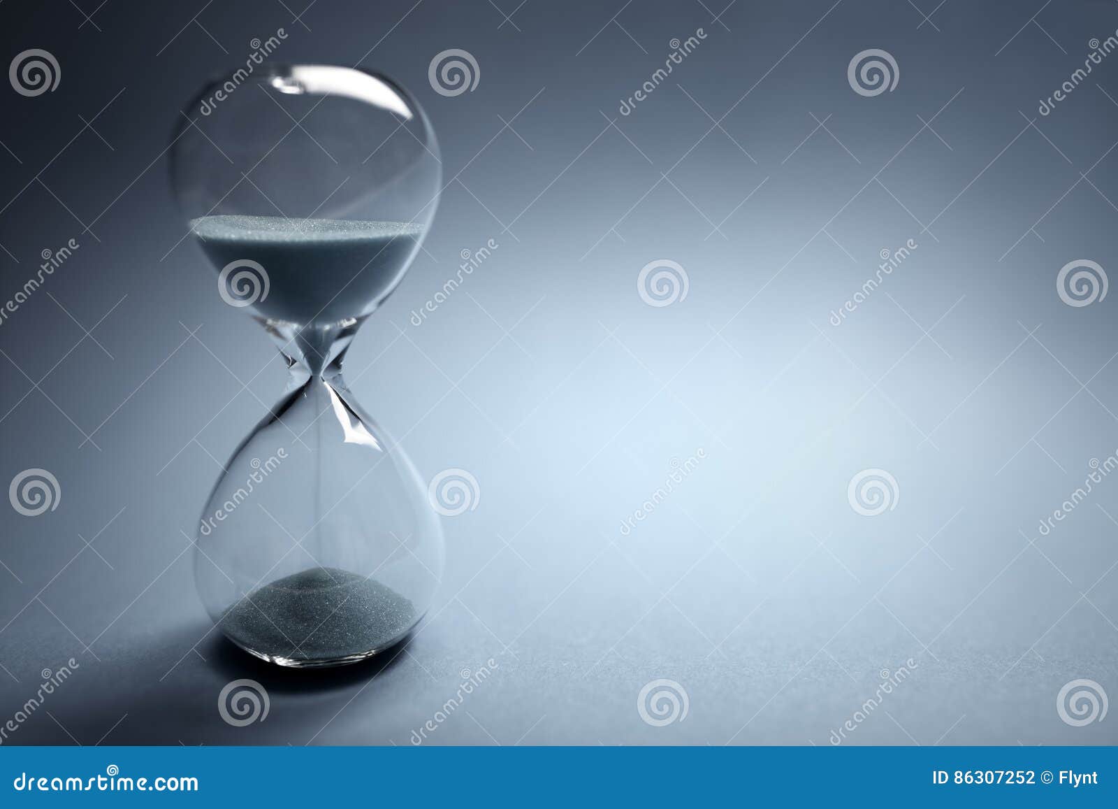 Time Passing. Reflection Of Clock Face In The Mirror. Concept Of Lost ...