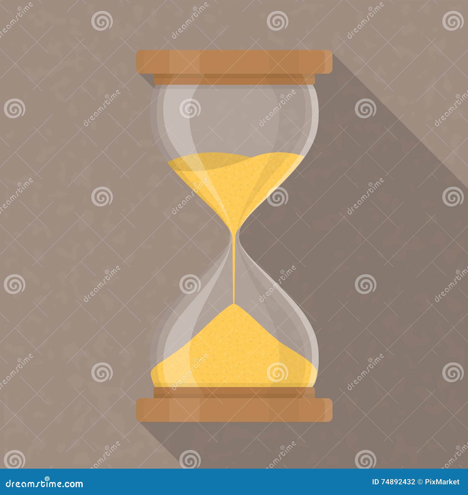 Hourglass Cartoon Vector | CartoonDealer.com #35901361