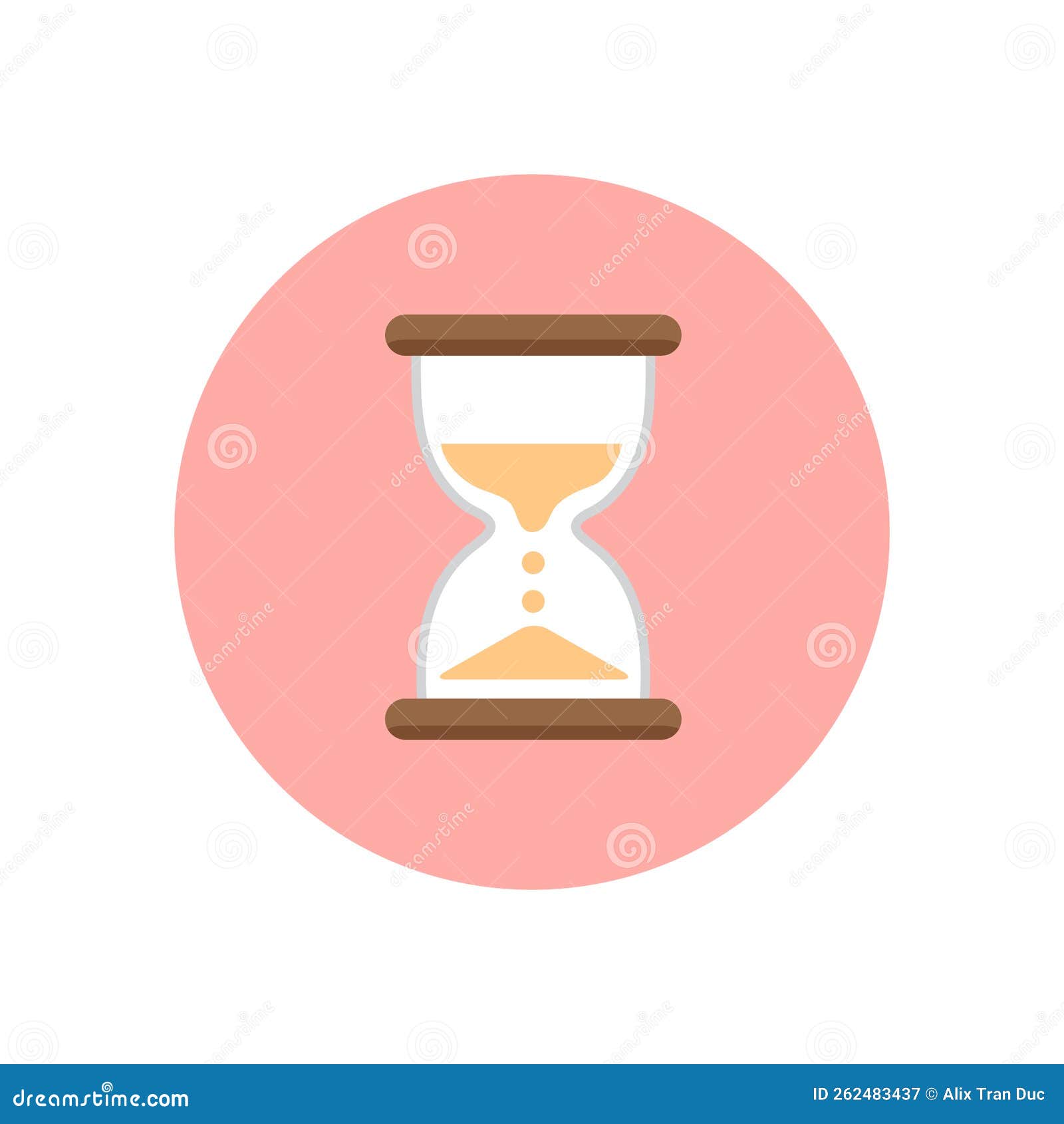 Hourglass Vector Clipart Round Stock Vector - Illustration of minute ...