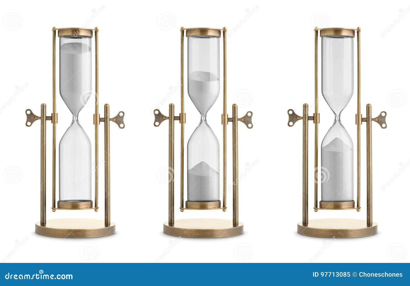Hourglasses stock image. Image of metal, watch, object - 97713085