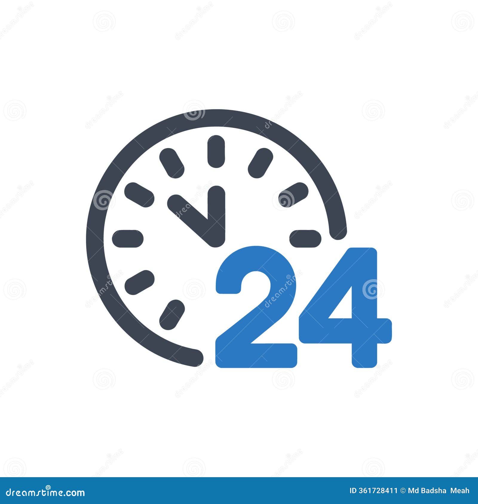 24, 48, And 72 Hours Clock Arrow. Vector Work Time Effect Or Delivery ...