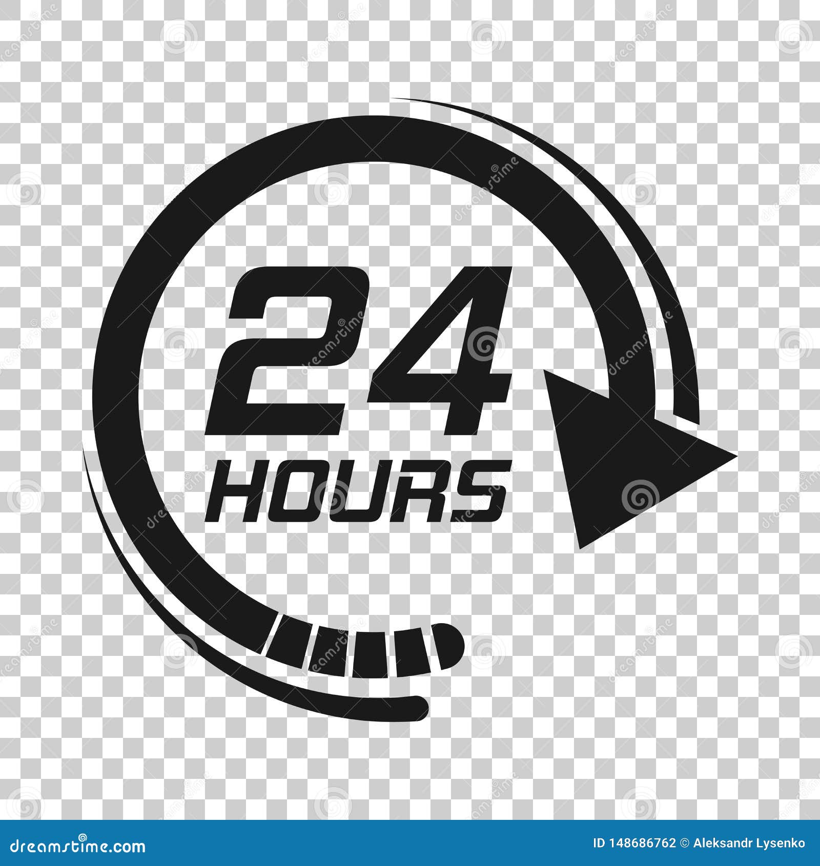 24 Hours Clock Sign Icon in Transparent Style. Twenty Four Hour Open ... 24 Hours Clock Sign Icon in Transparent Style. Twenty Four Hour Open ...