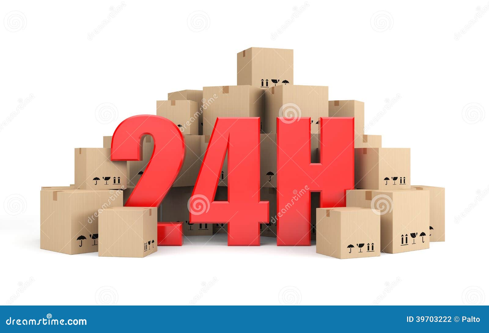 24 hours delivery stock illustration. Illustration of send - 39703222