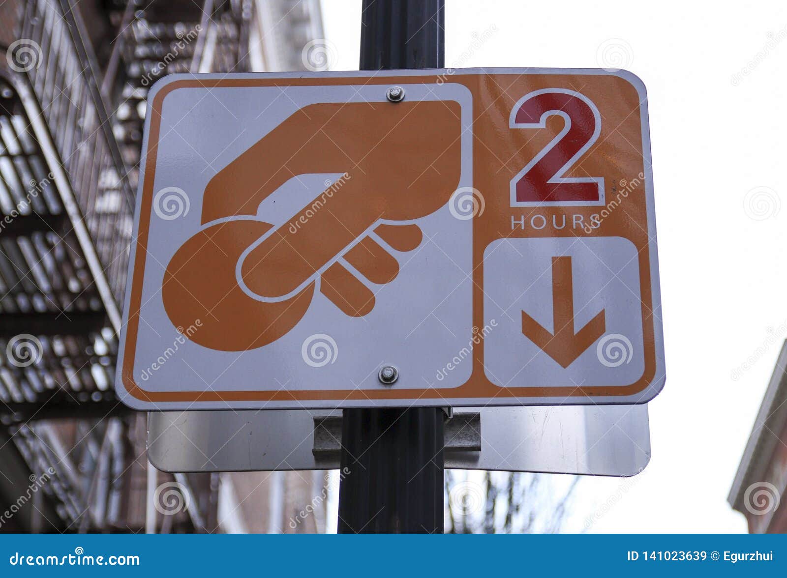 2 hours parking sign stock image. Image of mandatory - 141023639