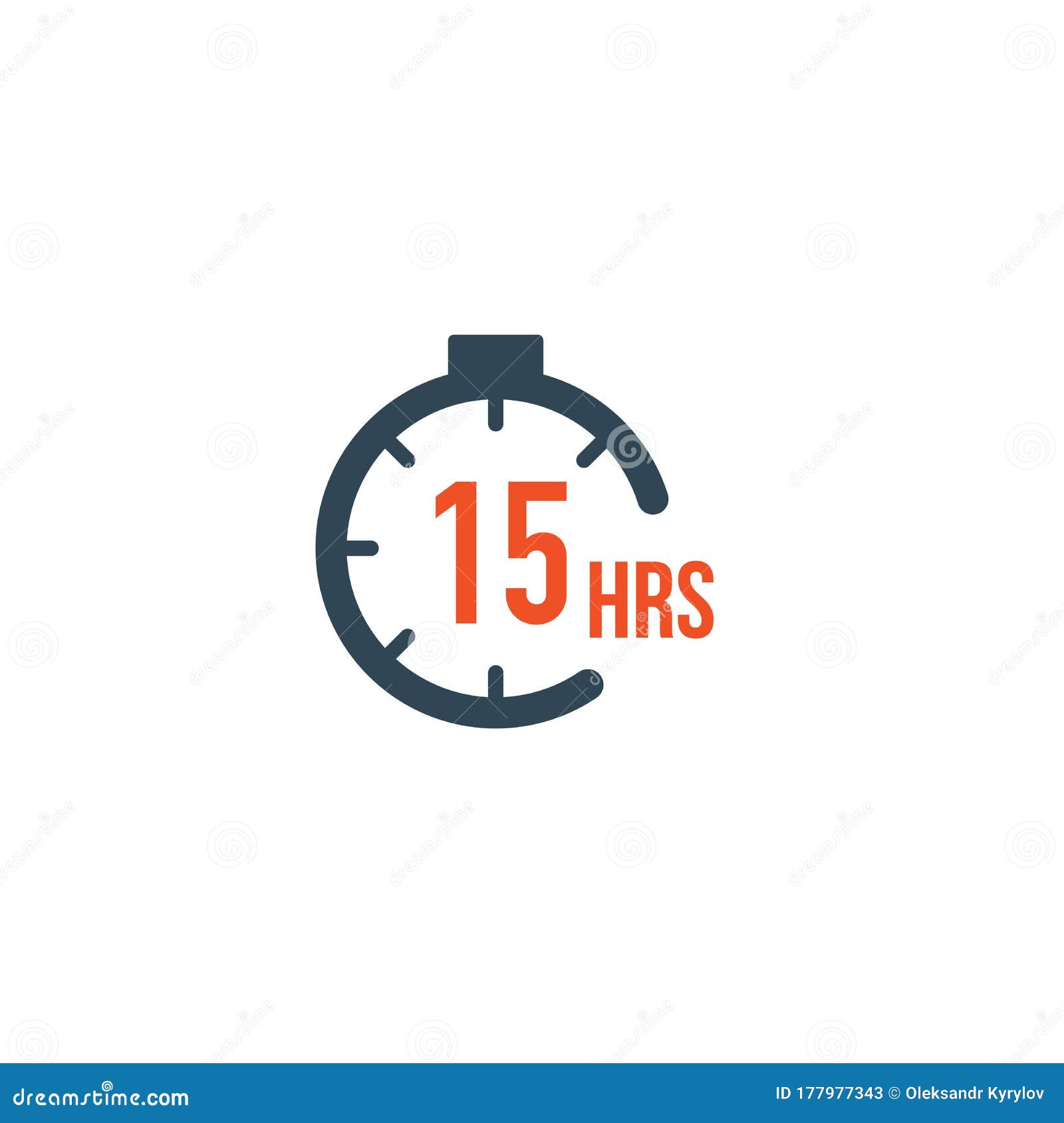 15 Hours Round Timer or Countdown Timer Icon. Deadline Concept ... 15 Hours Round Timer or Countdown Timer Icon. Deadline Concept ...