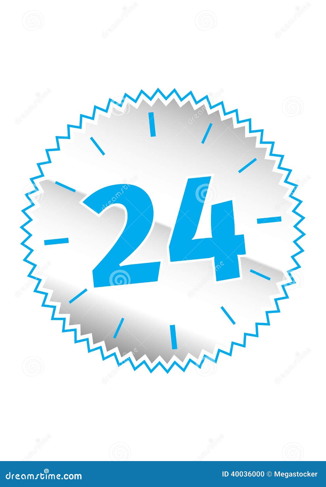 24 hours sign stock vector. Illustration of icon, service - 40036000