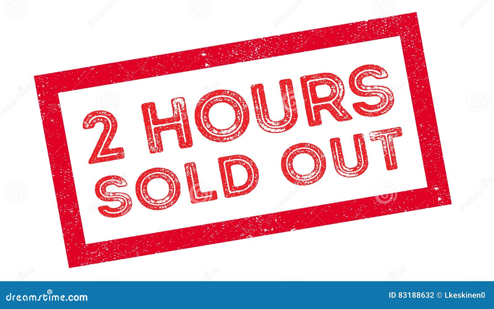 2 Hours Sold Out Rubber Stamp Stock Illustration - Illustration of sold ...