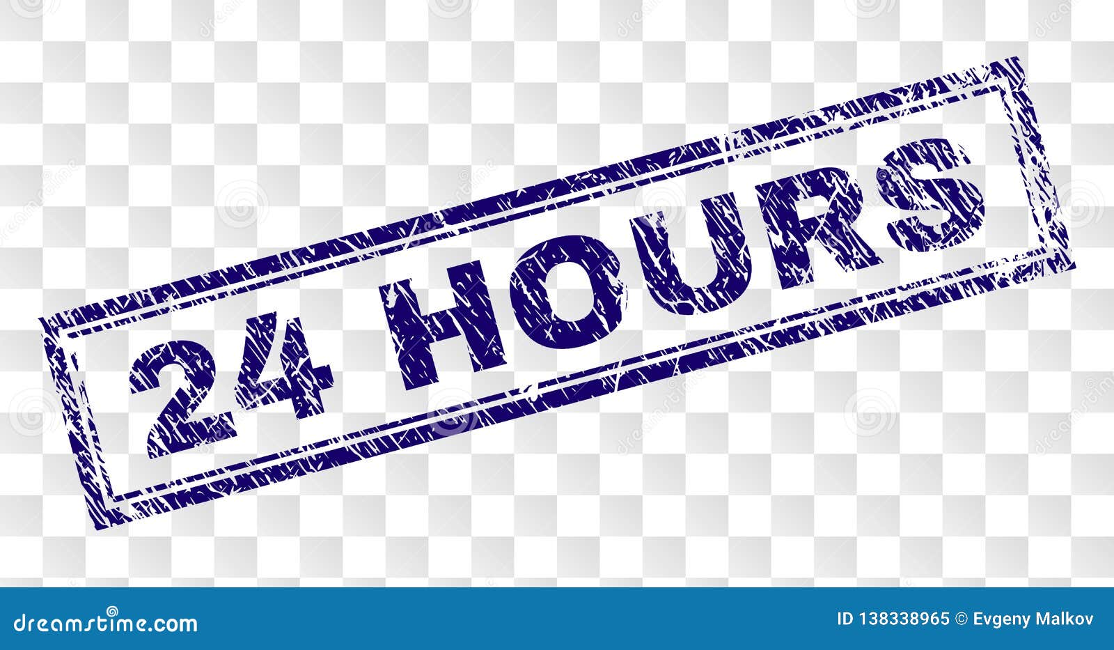 Grunge 24 HOURS Rectangle Stamp Stock Vector - Illustration of grunge ...