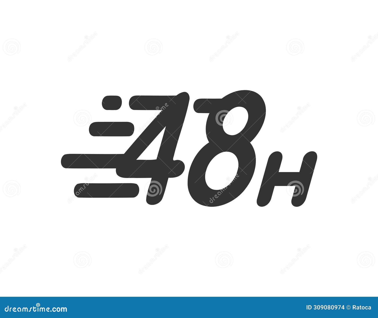 48 hours symbol design stock vector. Illustration of timer - 309080974