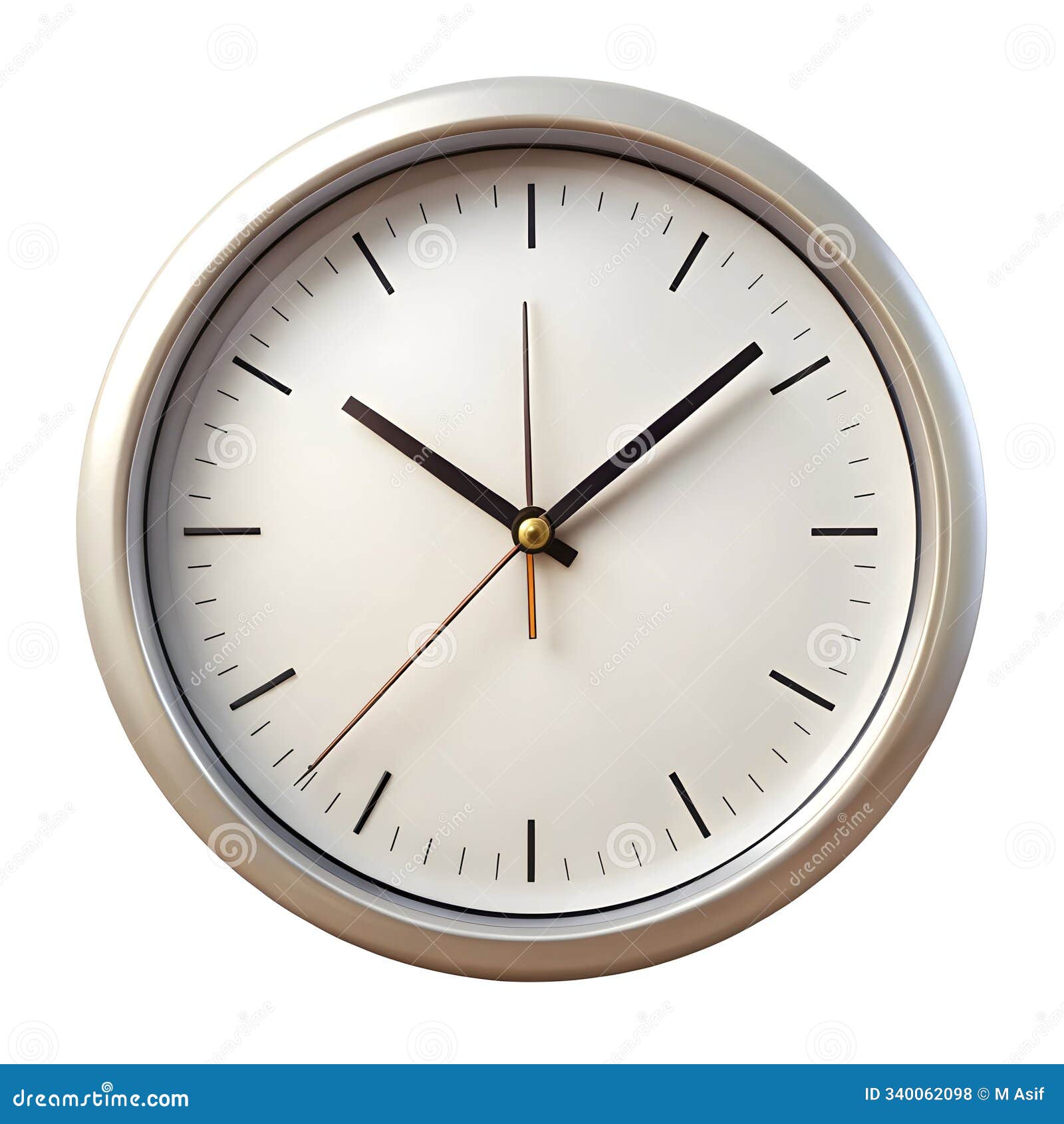 Hours on white background stock illustration. Illustration of reminder ...