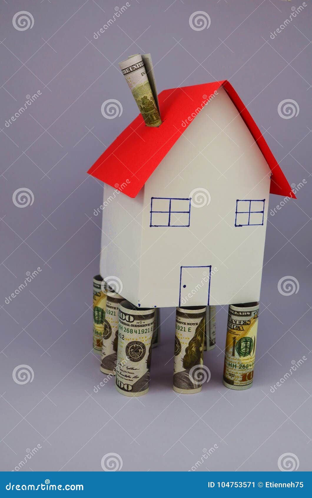 Hous on pillars stock image. Image of pillars, bank - 104753571