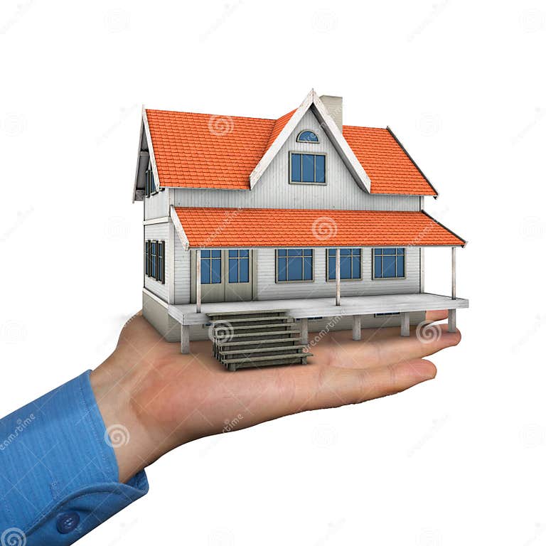 House stock illustration. Illustration of modern, cottage - 12670475